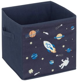 Atmosphera for Kids Úložné boxy na hračky vesmír modré 2 ks 29x29x29 cm
