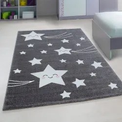 Vopi Dětský koberec Kids 610 grey Kulatý 160 cm průměr