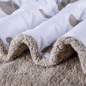 Prošívaná beránková souprava Dual Feel  ESTELLA 3 ks