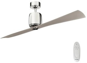 Elstead Kichler KLF-FERRON-60-PN - Stropní ventilátor FERRON chrom + dálkové ovládání KLF-FERRON-60-PN