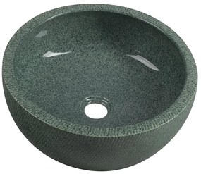 Sapho, PRIORI keramické umyvadlo, průměr 42cm, zelená, PI013