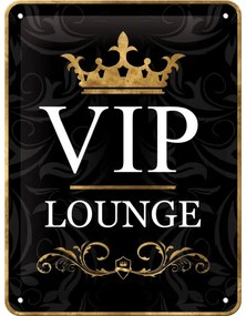 Postershop Plechová cedule - VIP Area 20x15 cm