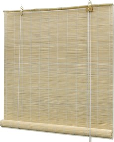 vidaXL bambusová roleta 150 x 220 cm [241325] Barva: Béžová