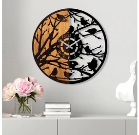 Asir Nástěnné hodiny pr. 56 cm 1xAA dřevo/kov 539TNL1177