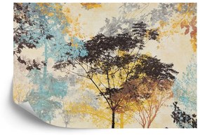 Fototapeta Malované Staré Stromy Samolepící tapety 90x60