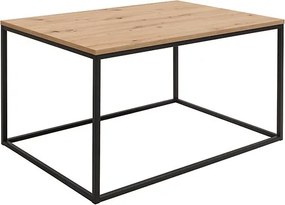 Nábytkáři BRW stolek AROZ LAW/100 dub artisan/černý kovový rám