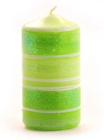 Zelená svíčka Candy 5439