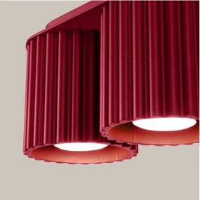 Vínové kovové bodové svítidlo 10x21 cm Zora – Sollux