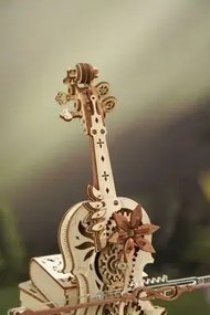 RoboTime dřevěné mechanické puzzle Kouzelné violoncello / od 14 let /