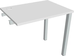Hobis Kancelářský stůl řetězící Hobis UE 800R, deskaakát, bílá RAL 9016