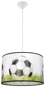 Dětské závěsné svítidlo Ball C, 1x plastové stínítko se vzorem, (fi 40cm)