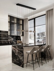 Designový lustr Jailyn 5 line