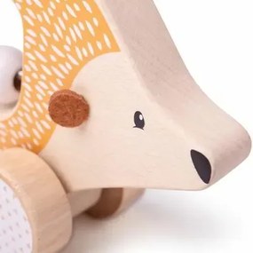 Bigjigs Toys Ježek na kolečkách / od 6 měsíců