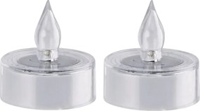 Solární LED čajové svíčky FLARNIS, sada 2 ks