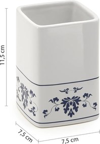 Gedy Gedy, CIXI pohár na postavení, porcelán, modrá/bílá, CX9889