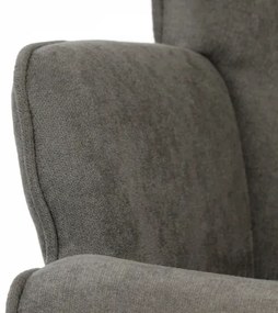 Houpací křeslo hnědé dřevěné nohy masiv AK-371 BR2