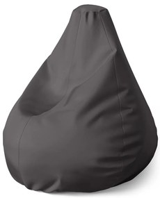 Sedací vak Pear charcoal - dětský, antracit