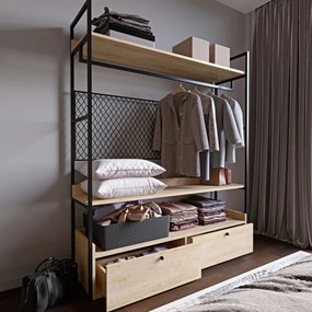 KALUNE DESIGN Otevřená šatní skříň FILELI 285LCV1154