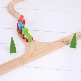 Bigjigs Rail T výhybka 2ks / od 3 let