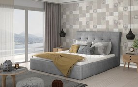 Čalouněná postel INGE - Omega 13 - 140x200cm - Kov