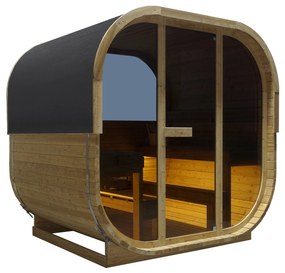 RAKOUSKÝ produkt - Venkovní sauna HANKO pro 6 osob 210 x 180 x 210cm ( F60180 )