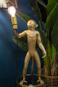 Stolní lampa Monkey 55 cm zlatá