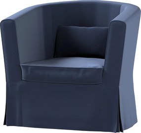 Potah na křeslo IKEA Ektorp Tullsta barva tmavě modrá látka sametová