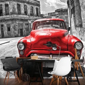 Fototapeta - Kubanské Vintage auto (254x184 cm)