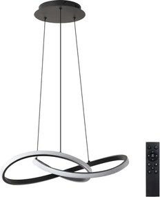 Brilagi - LED Stmívat. lustr na lanku INFINITY LED/55W/230V 50x50 cm černá + DO