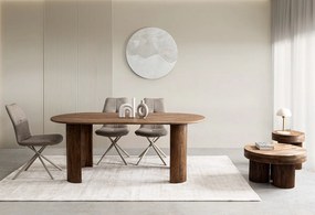 BIZZOTTO konferenční stolek DACCA hnědý ø75 cm 0747035