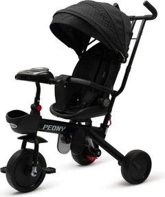 Dětská tříkolka Baby Mix Peony EVA černá