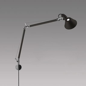 Artemide Designová nástěnná lampa Tolomeo, 1xE27 Barva: Černá