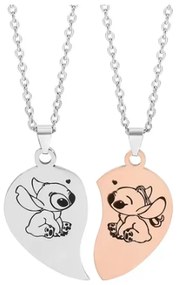 Šperkovnice, prstýnky, řetízky s motivem Lilo & Stitch Varianta: 7) 2x řetízek srdíčko
