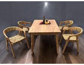 Massive home | ROSARIO 140cm+ISABELLA SET - teakový nábytek