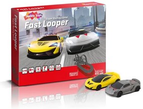 Autodráha Fast BUDDY TOYS BST 1633 - zánovní - vyzkoušeno, mírné oděrky