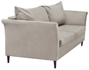 Béžová rozkládací pohovka s úložným prostorem Mazzini Sofas Pivoine