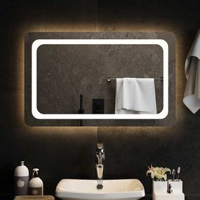 Koupelnové zrcadlo s LED osvětlením 80x50 cm 151786