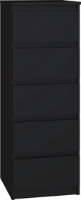 TPS Komoda MALVA W5 - Černá