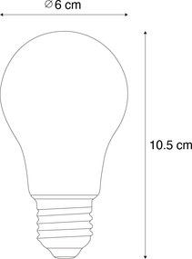 Sada 3 chytrých stmívatelných LED žárovek E27 A60 7W 806LM 2700-6500K včetně Zigbee Smart Hub