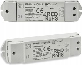 Stmívač LED pásků rf mono 12v 24v 15a wave controller