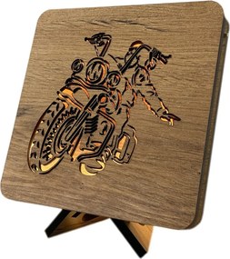 Li-Go "Motorkář" lampa 19x19 cm provedení povrchu: dub světlý