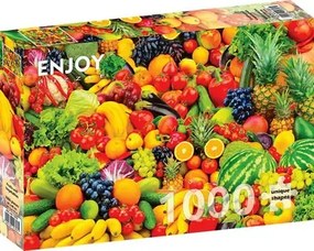 ENJOY Puzzle Ovoce a zelenina / 1000 dílků / od 14 let