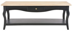 Petromila Coffee Table Black 110x60x40 cm MDF