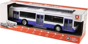 RAPPA 190665 Autobus který hlásí zastávky česky 28 cm modrá / od 3 let