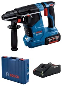 Bosch Nářadí - 18V AKU vrtací kladivo, 1x aku 5,0 Ah, nabíječka 0611923022