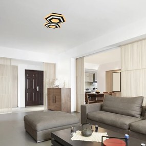 Rabalux Černé stropní LED svítidlo Bitsi 250x410mm 44W 71114