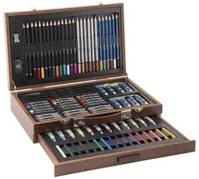 Mac Toys Velký dřevěný kreativní kufřík
