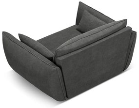 Šedé křeslo Vanda – Mazzini Sofas