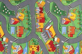 ASSOCIATED WEAWERS DĚTSKÝ METRÁŽOVÝ KOBEREC LITTLE VILLAGE 90 vícebarevný BARVA: Vícebarevný, ŠÍŘKA: 4 m