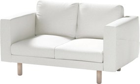Potah na pohovku IKEA Norsborg 2-místná barva krémová látka pletený vzor